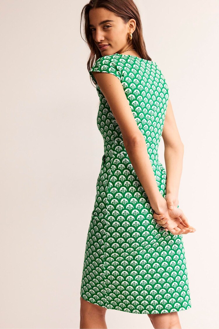 Buy Boden Green Mosaic 100% Cotton Florrie Jersey Dress from the Next ...