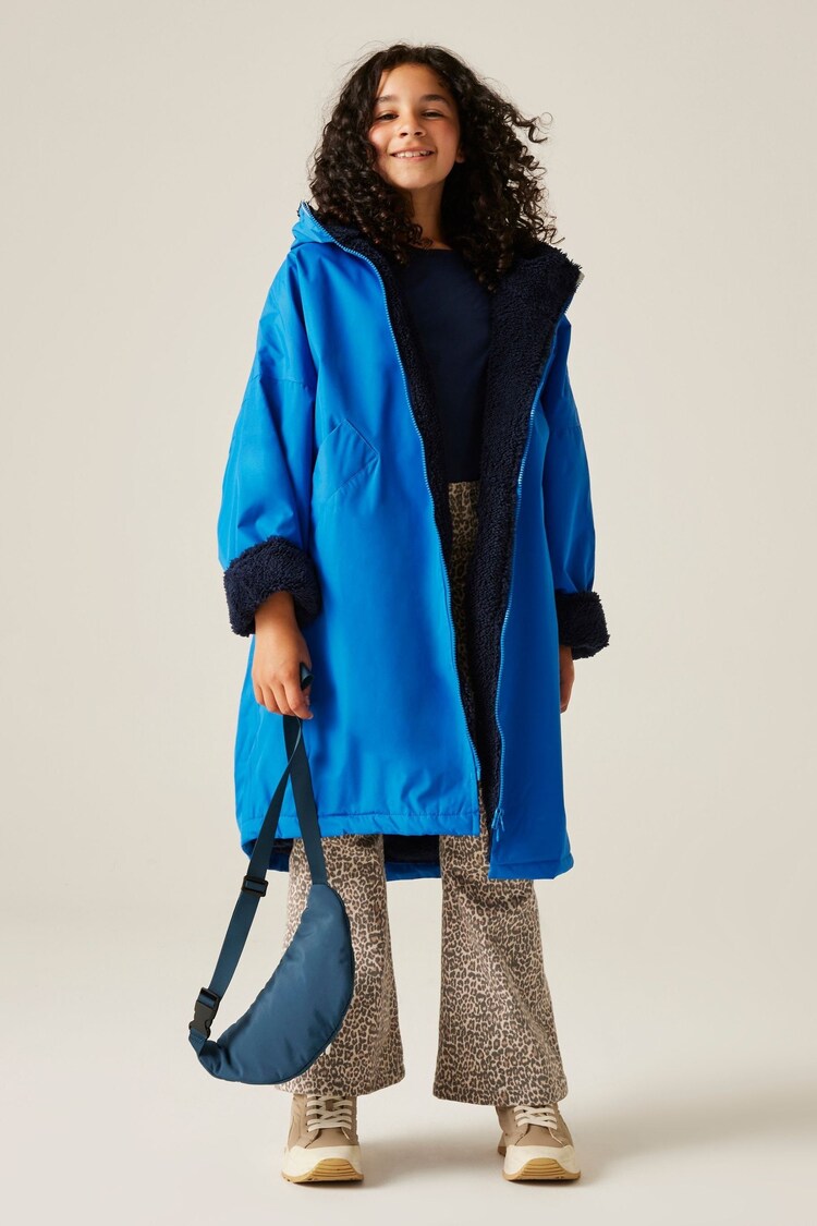 Buy Regatta Blue Junior Waterproof Fleece Lined Changing Robe from the ...