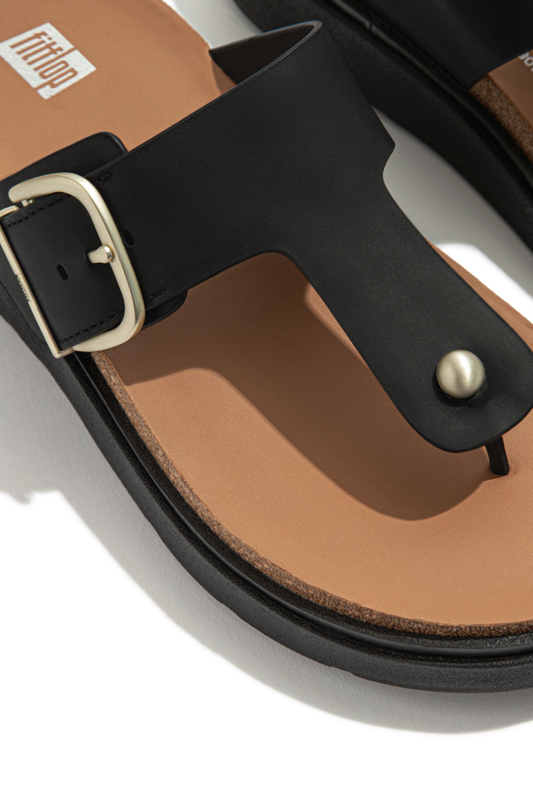 Buy FitFlop Gen Buckle Leather Toe Post Sandals from the Next UK online ...