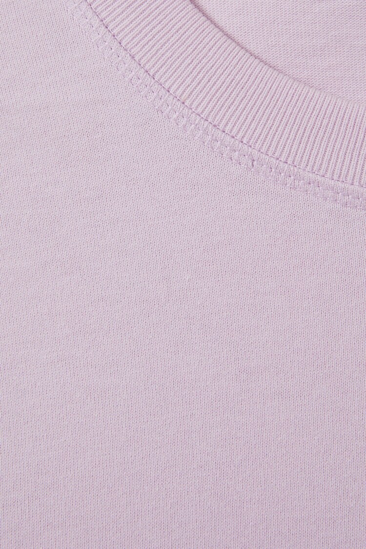 Buy Reiss Light Lilac Tate Oversized Garment Dye T-Shirt from the Next ...