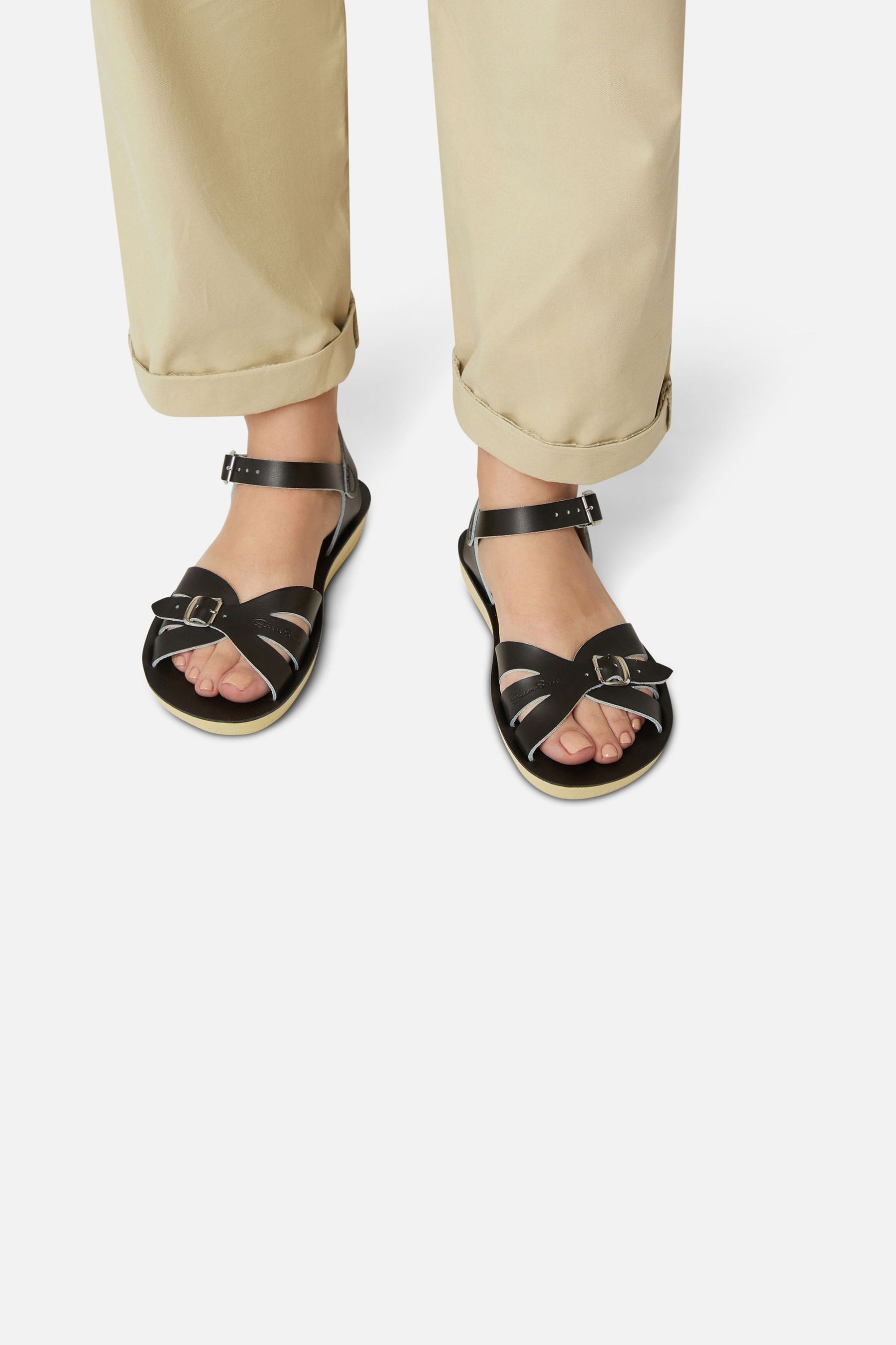 Buy Salt-Water Sandals Black Boardwalk Waterproof Sandals from the Next ...