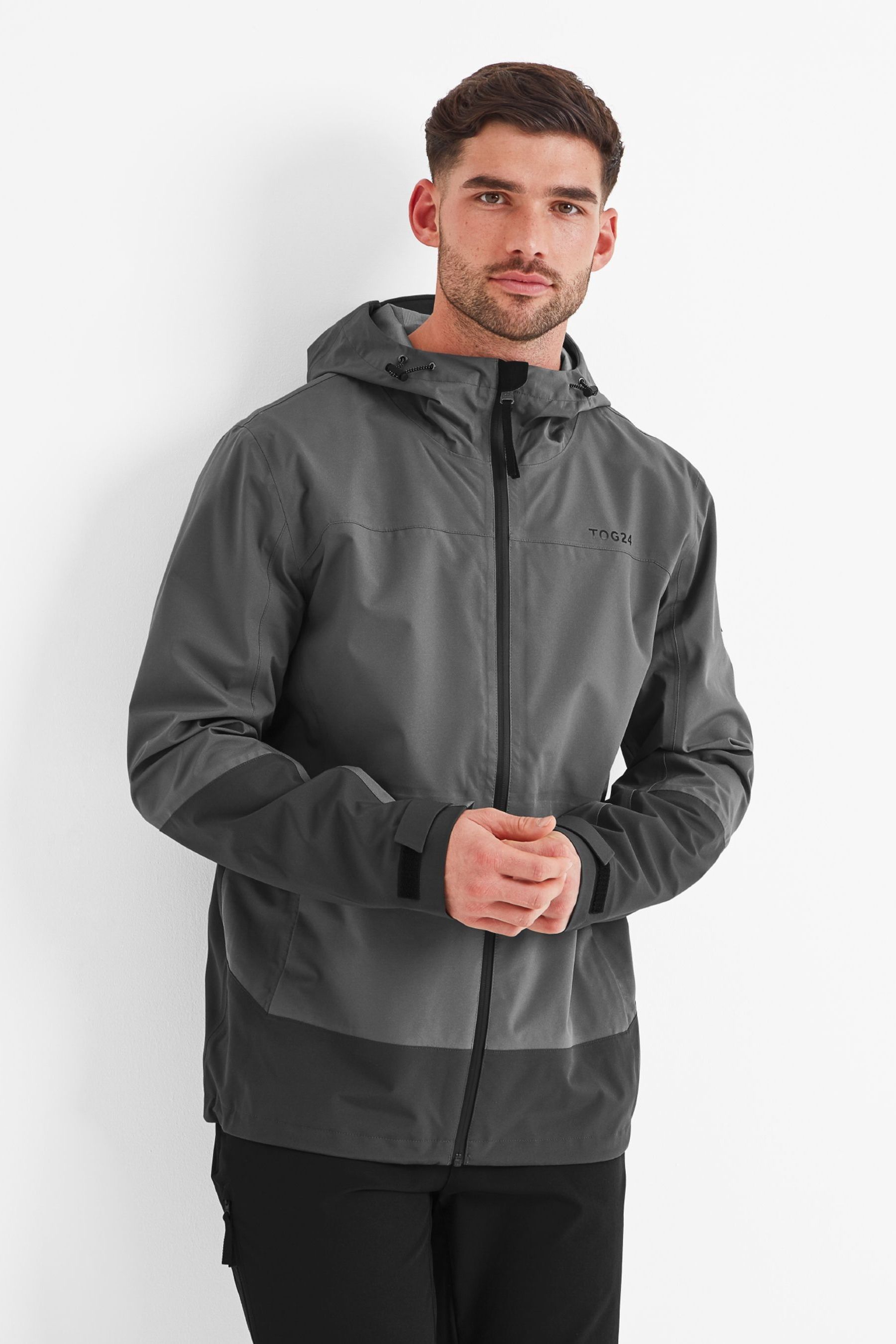 Buy Tog 24 Grey Bowston Waterproof Jacket from the Next UK online shop