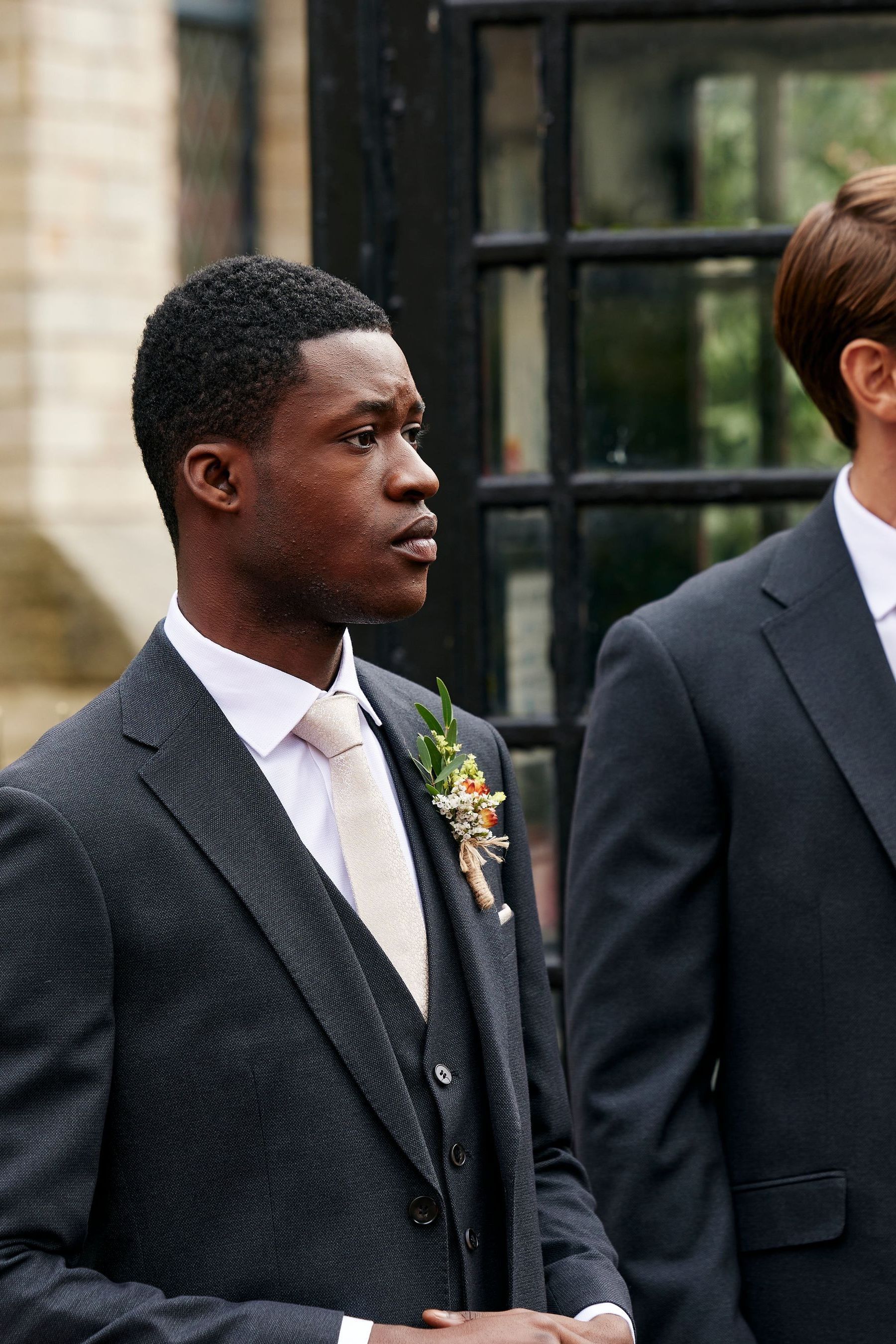 Buy Skopes Green Harcourt Single Breasted Tailored Fit Suit Waistcoat ...