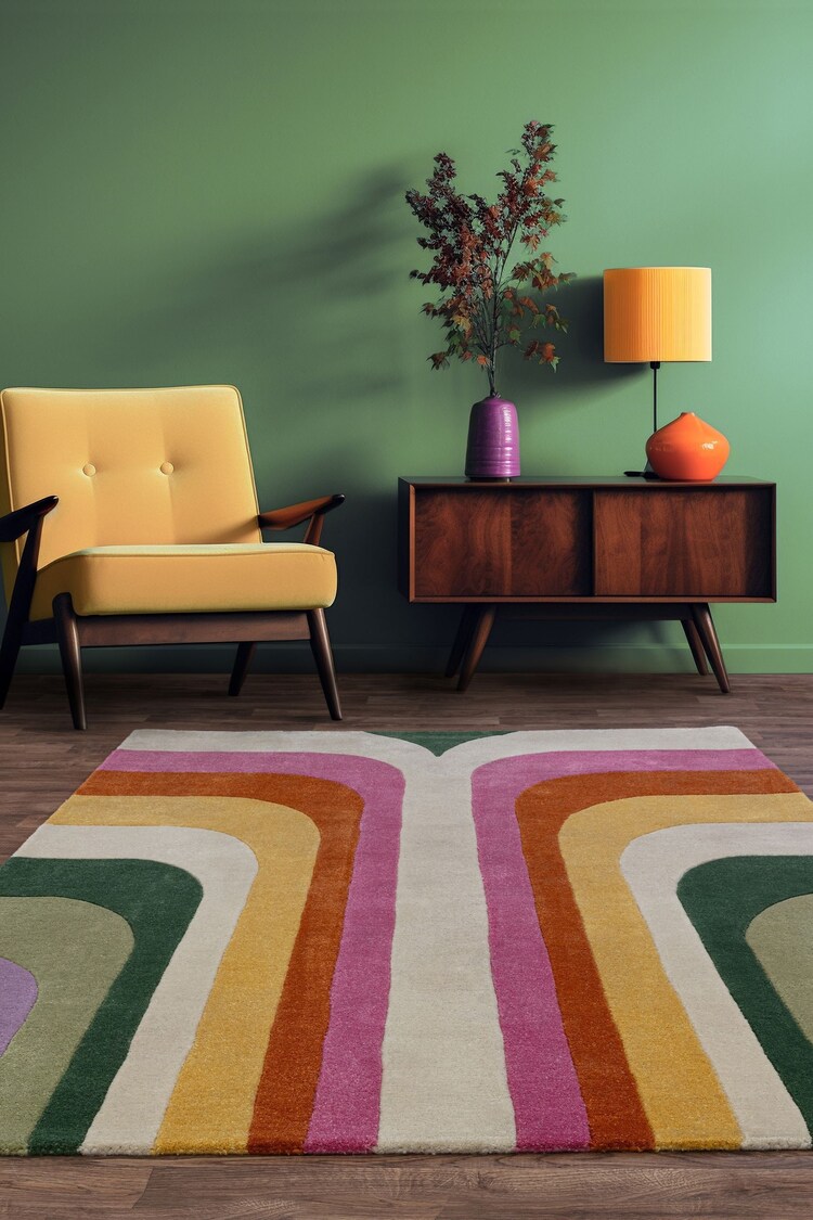 Buy Asiatic Rugs Pink Romy Retro Rug from the Next UK online shop
