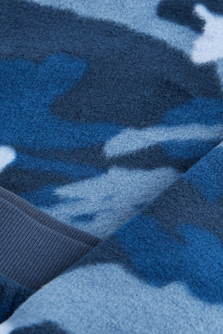 Buy Navy Camouflage Single Soft Touch Fleece With Elastane (3-16yrs ...