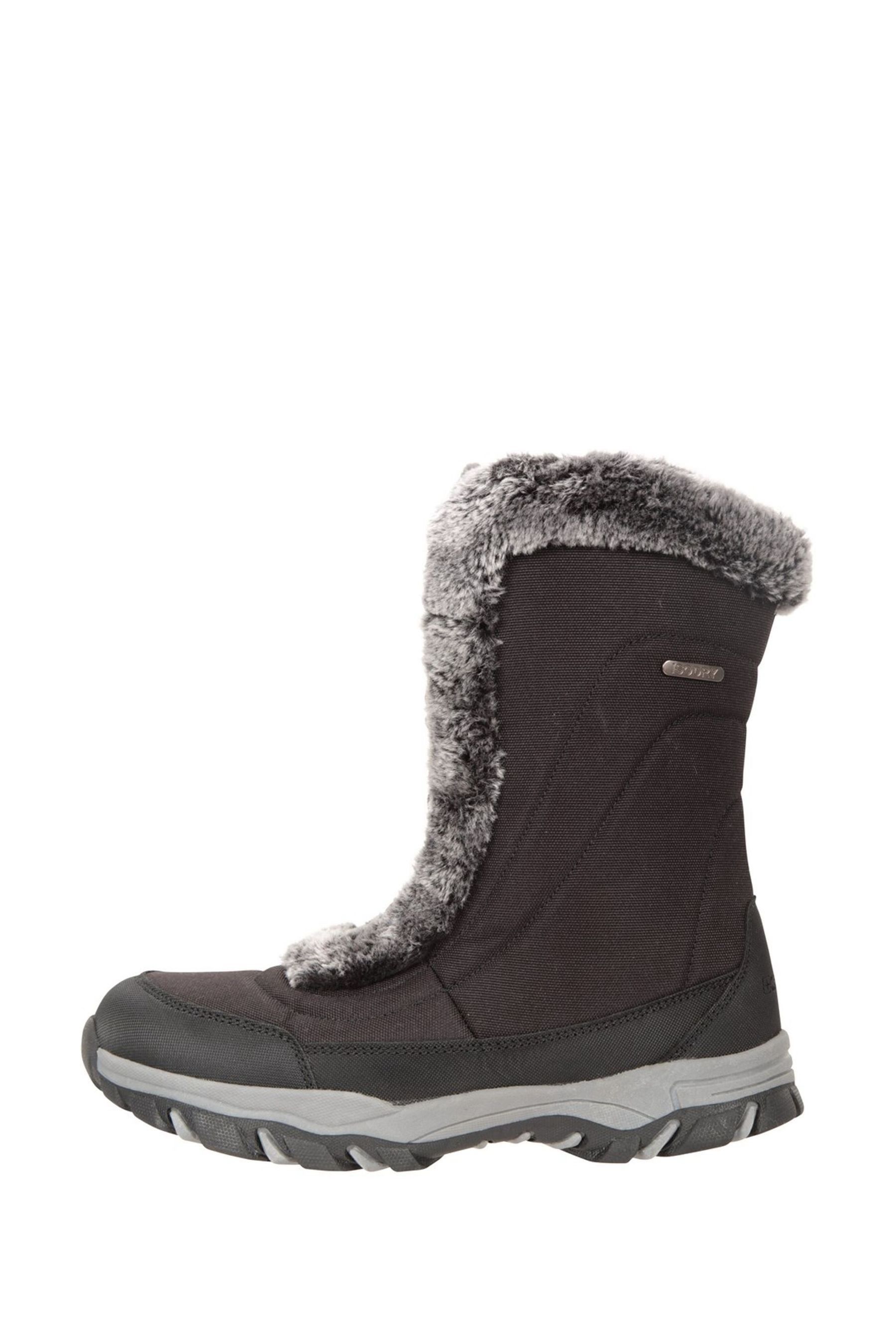 Buy Mountain Warehouse Black Ohio Womens Thermal Fleece Lined Snow Boot ...