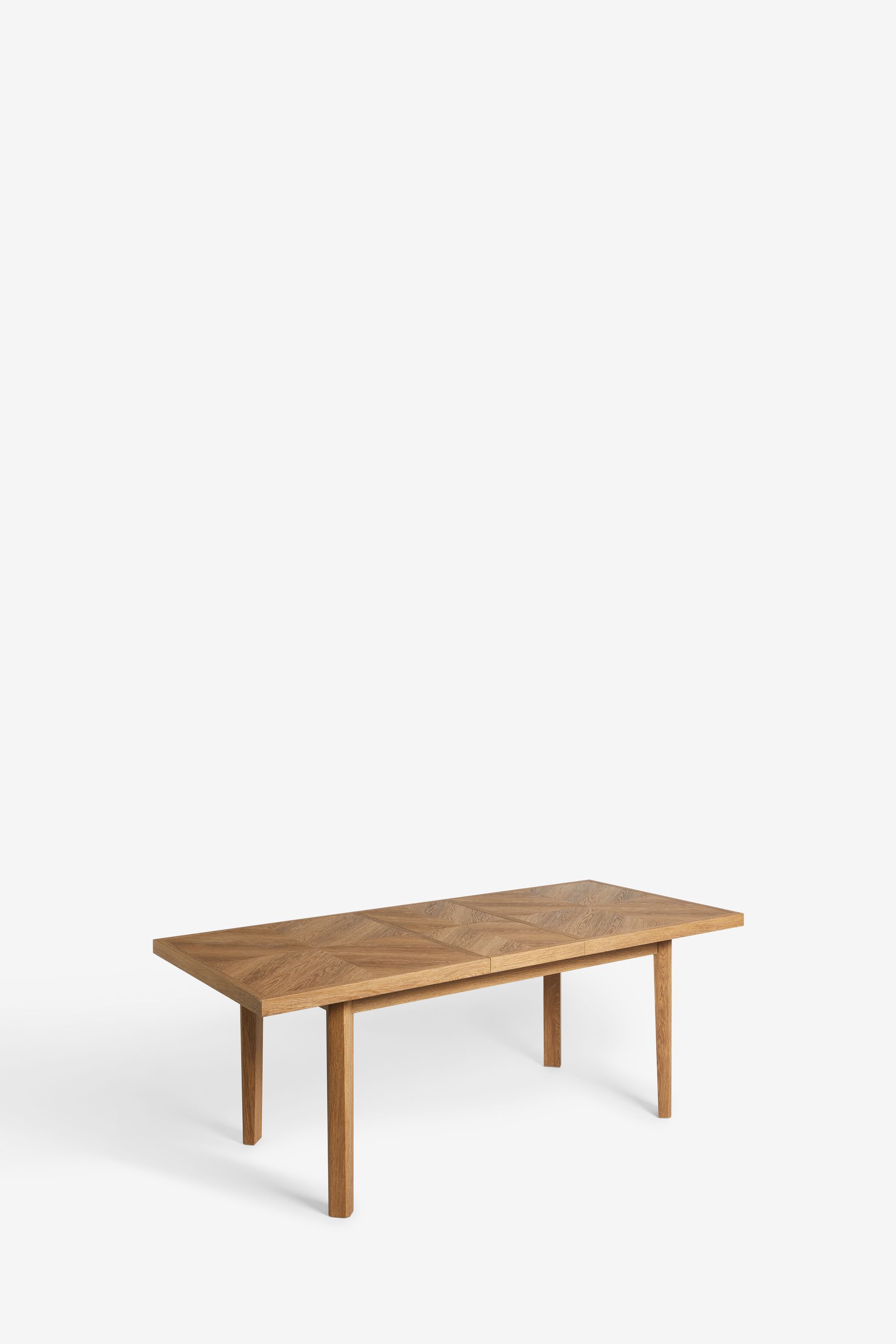 Buy Dark Natural Hayford Oak Effect Extending 6 to 8 Seater Dining ...