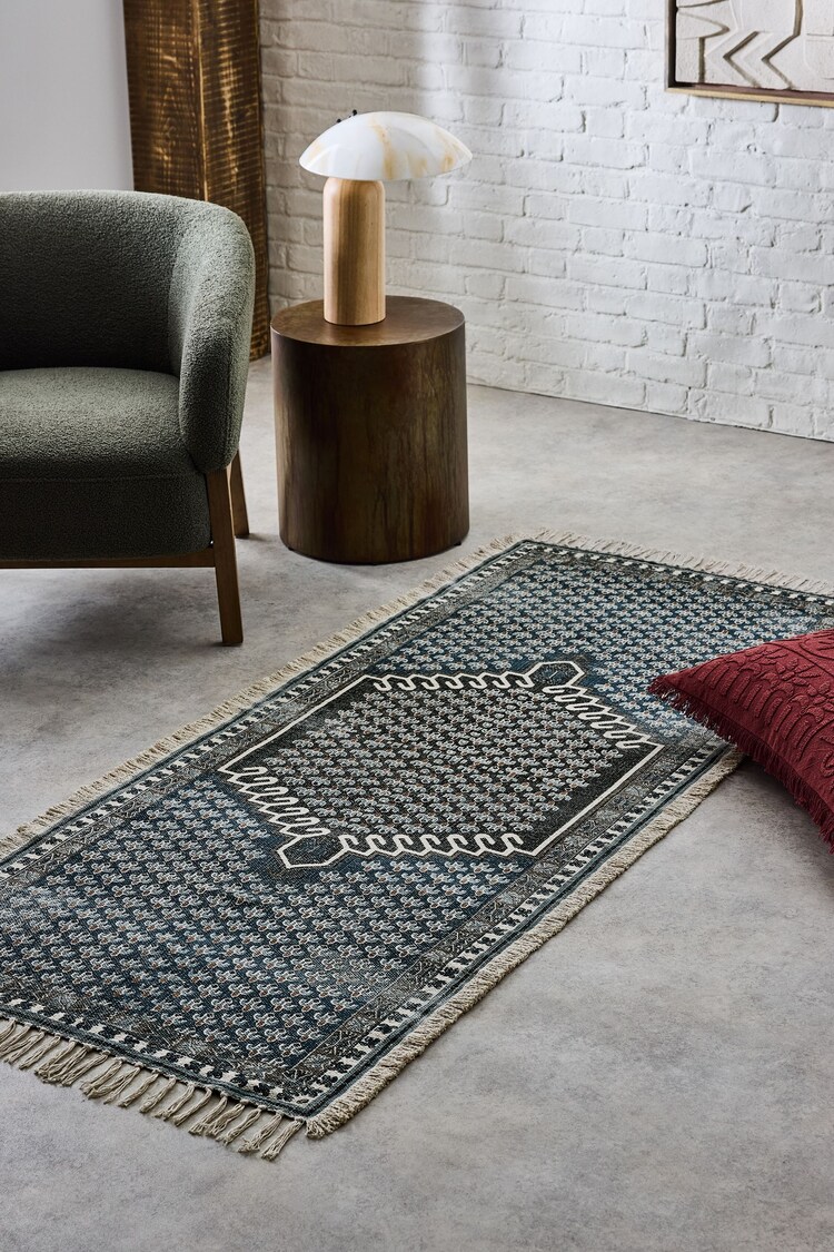 Buy French Connection Blue 100% Cotton Poppyfield Runners from the Next ...