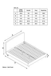 Buy Natural Caramel Soft Velvet Matson Upholstered Bed Frame from the ...