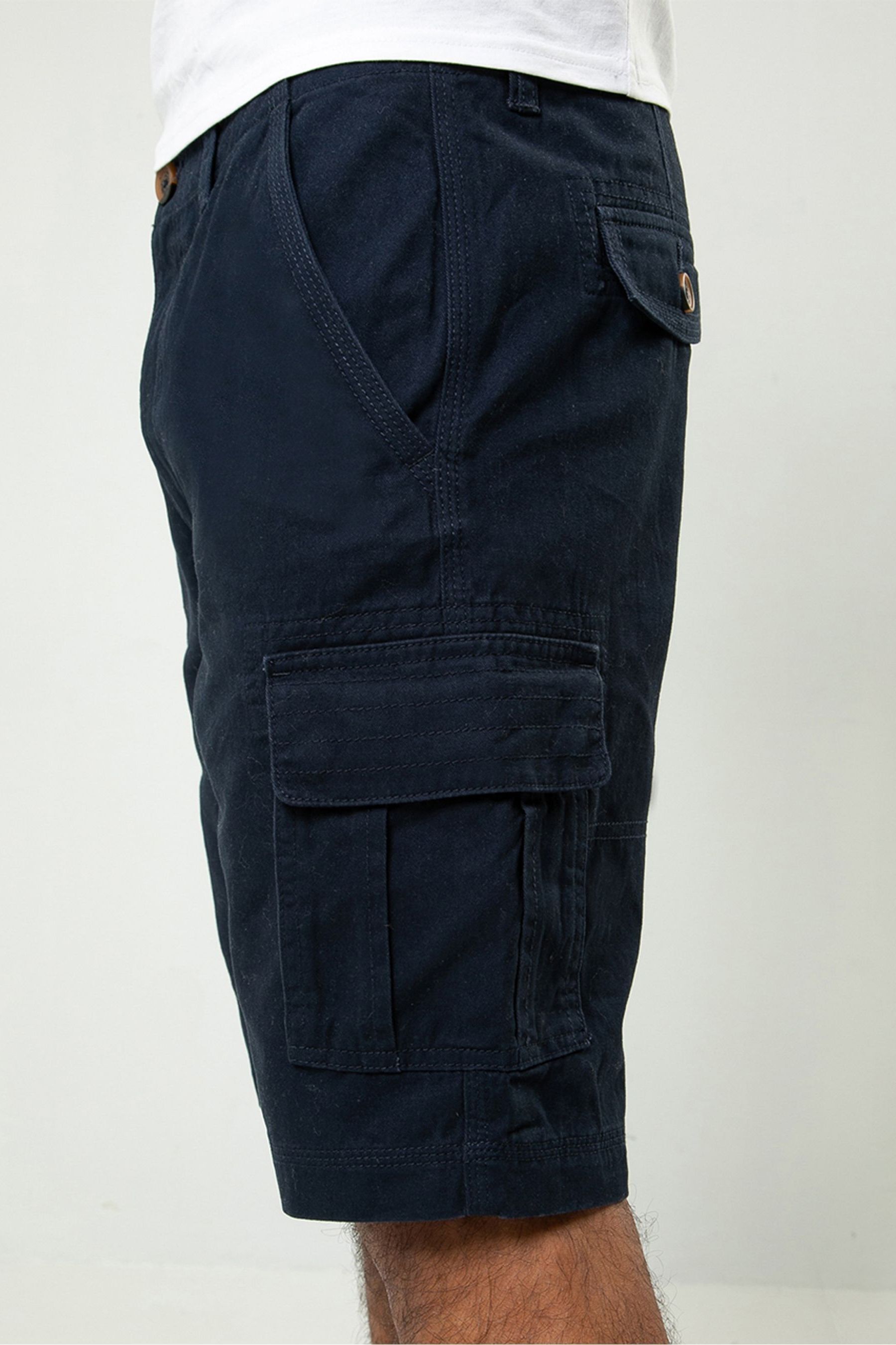 Buy Threadbare Navy 100% Cotton Cargo Shorts from the Next UK online shop