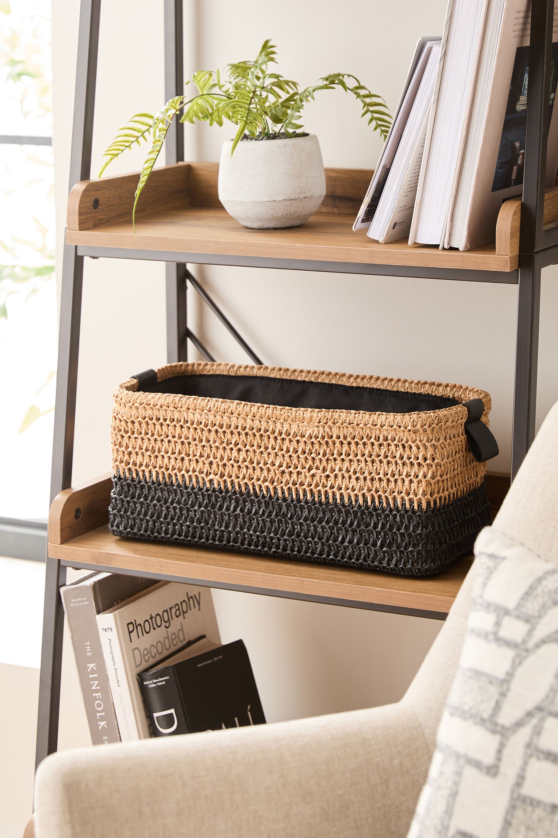 Buy Natural Bronx Slimline Storage Basket from the Next UK online shop
