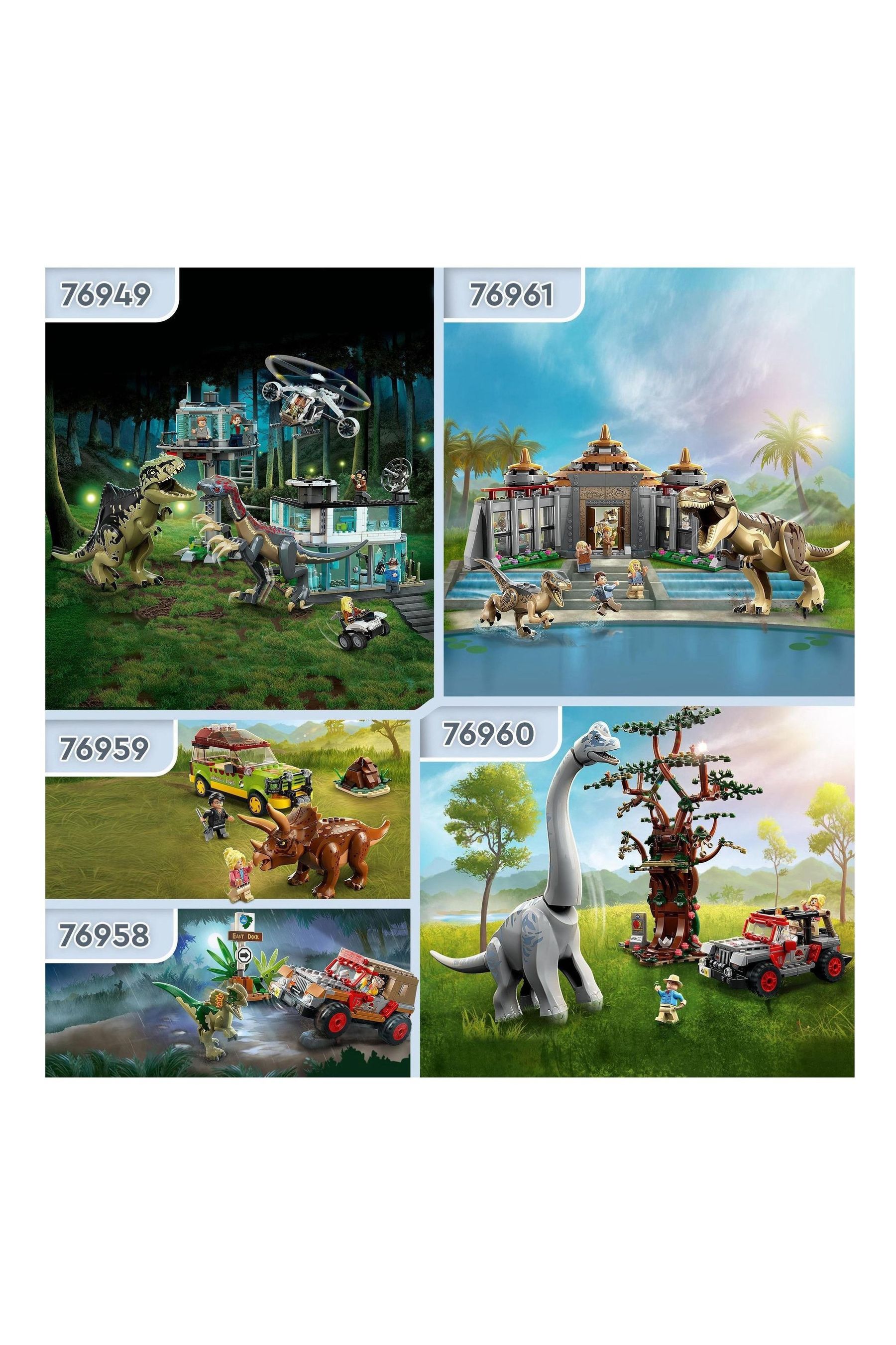 Buy Lego Jurassic World Dinosaur Fossils T. rex Skull Toy 76964 from ...