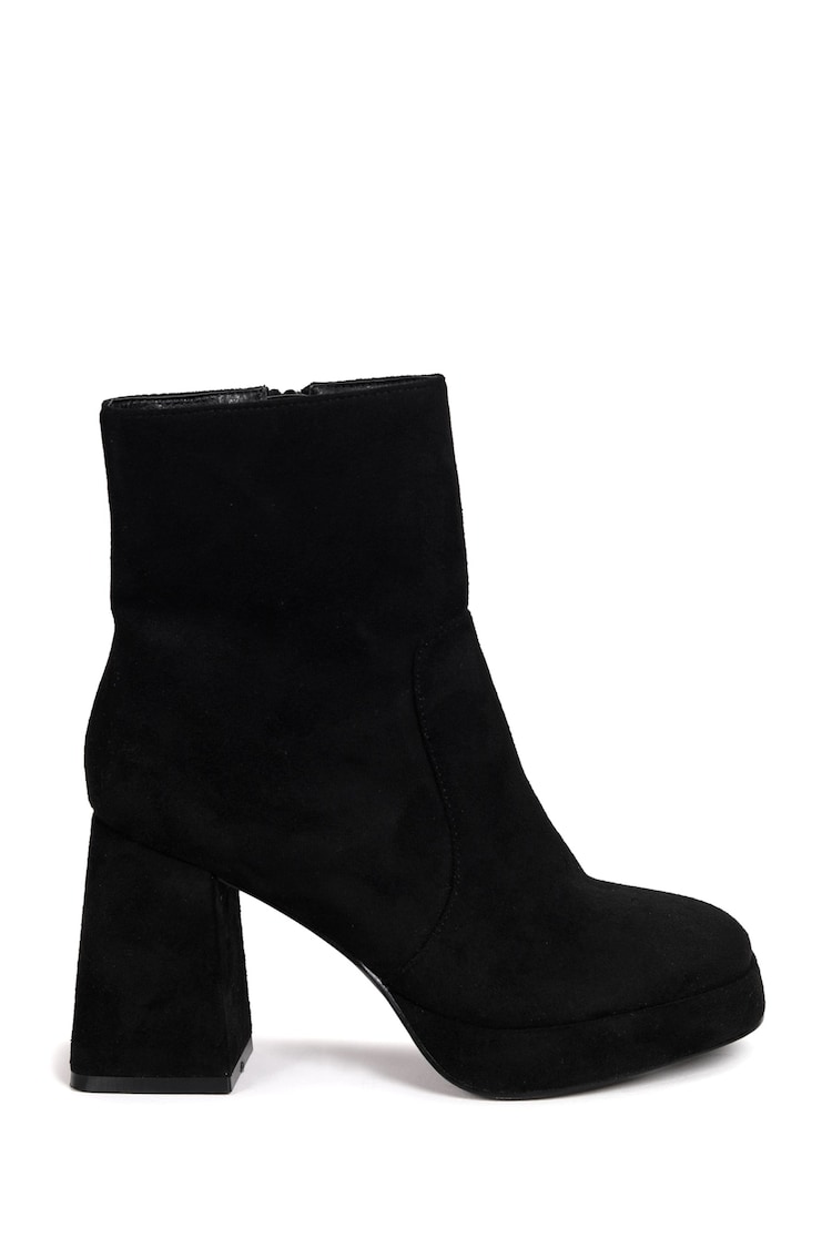 Buy Linzi Black Stella Block Heel Platform Ankle Boots from the Next UK ...