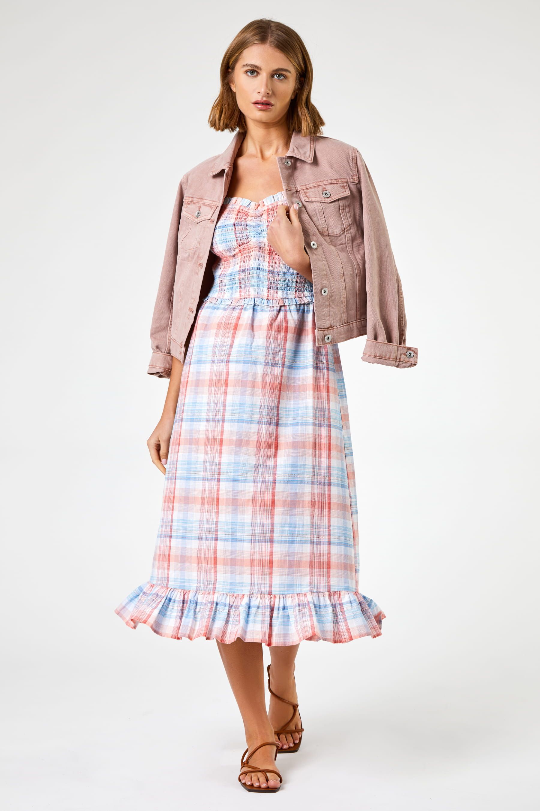 Buy Roman Pink Denim Jacket from the Next UK online shop