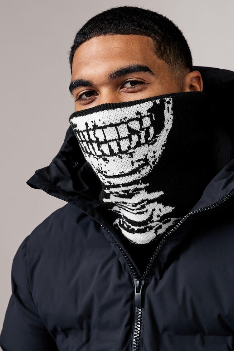 Buy Black - Halloween Skull Snood from Next Taiwan