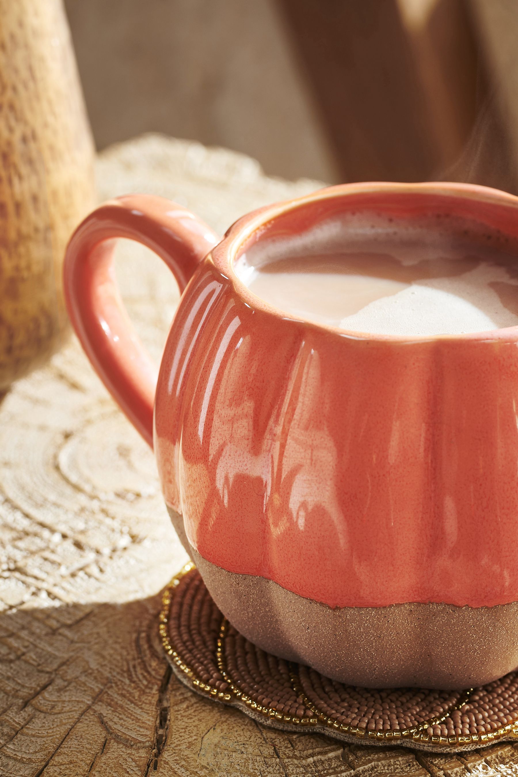 Buy Orange Pumpkin Shaped Mug from the Next UK online shop