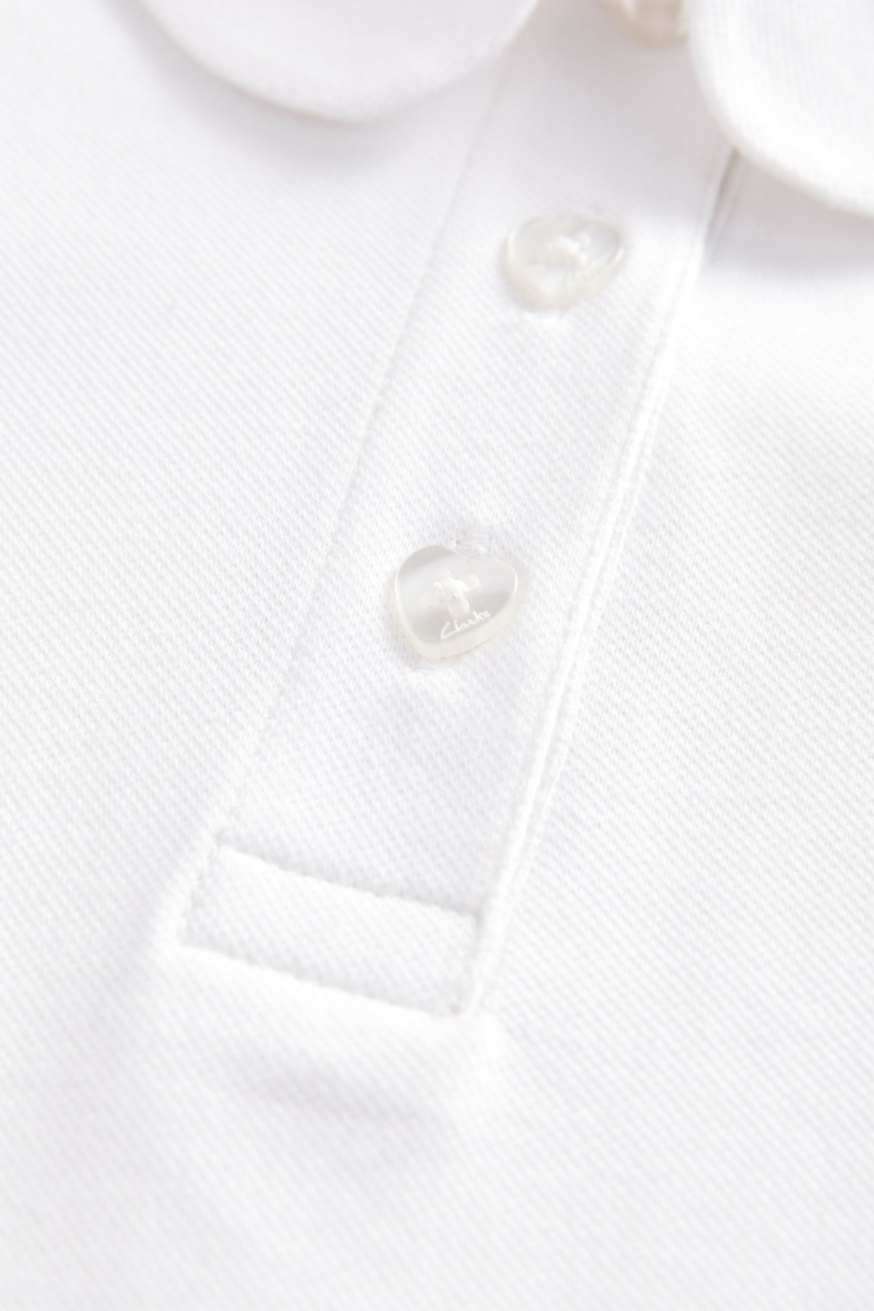 Buy Clarks White Clarks Girls Polo Shirts 2 Pack from the Next UK ...