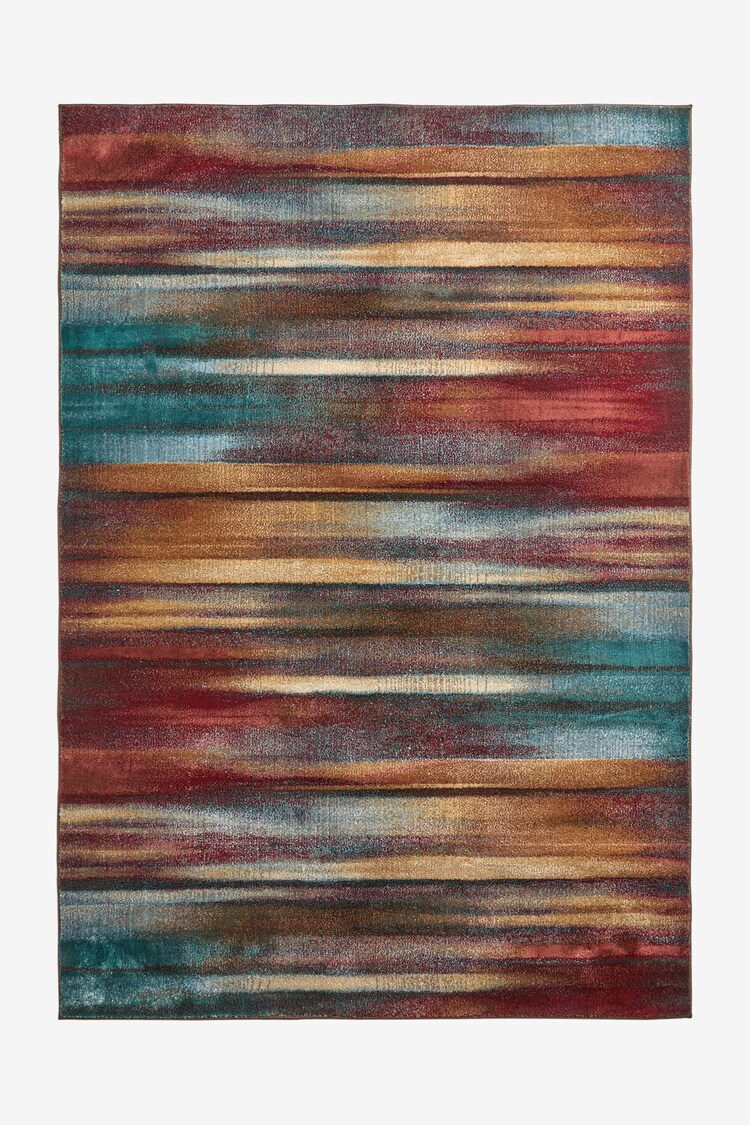 Buy Rust Brown Juniper Abstract Rug from the Next UK online shop