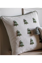 Buy Gallery Home Green 9 Christmas Tree Cushion Cover 45x45cm from the ...
