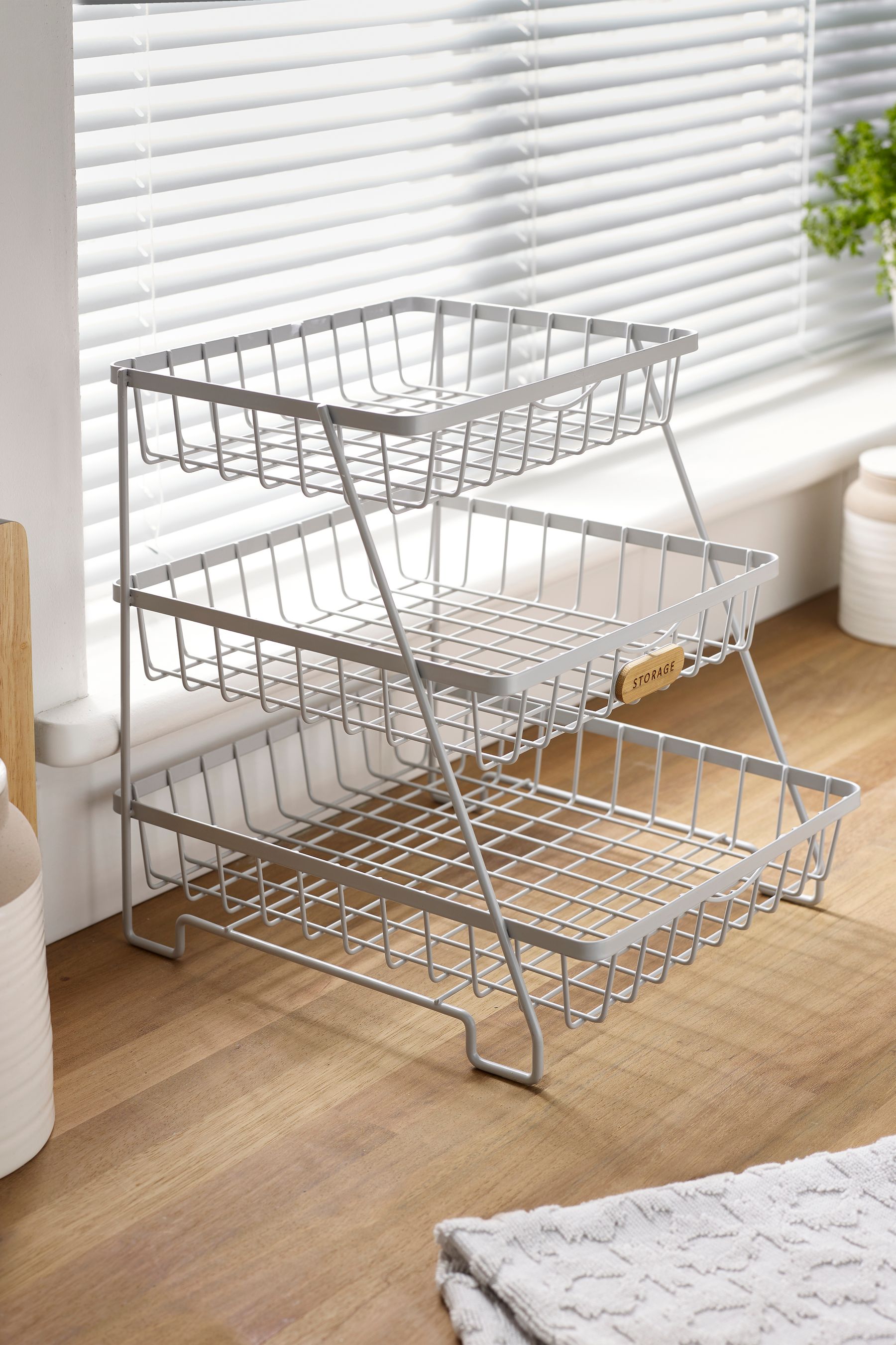 Buy Grey Malvern 3 Tier Kitchen Storage Caddy from the Next UK online shop