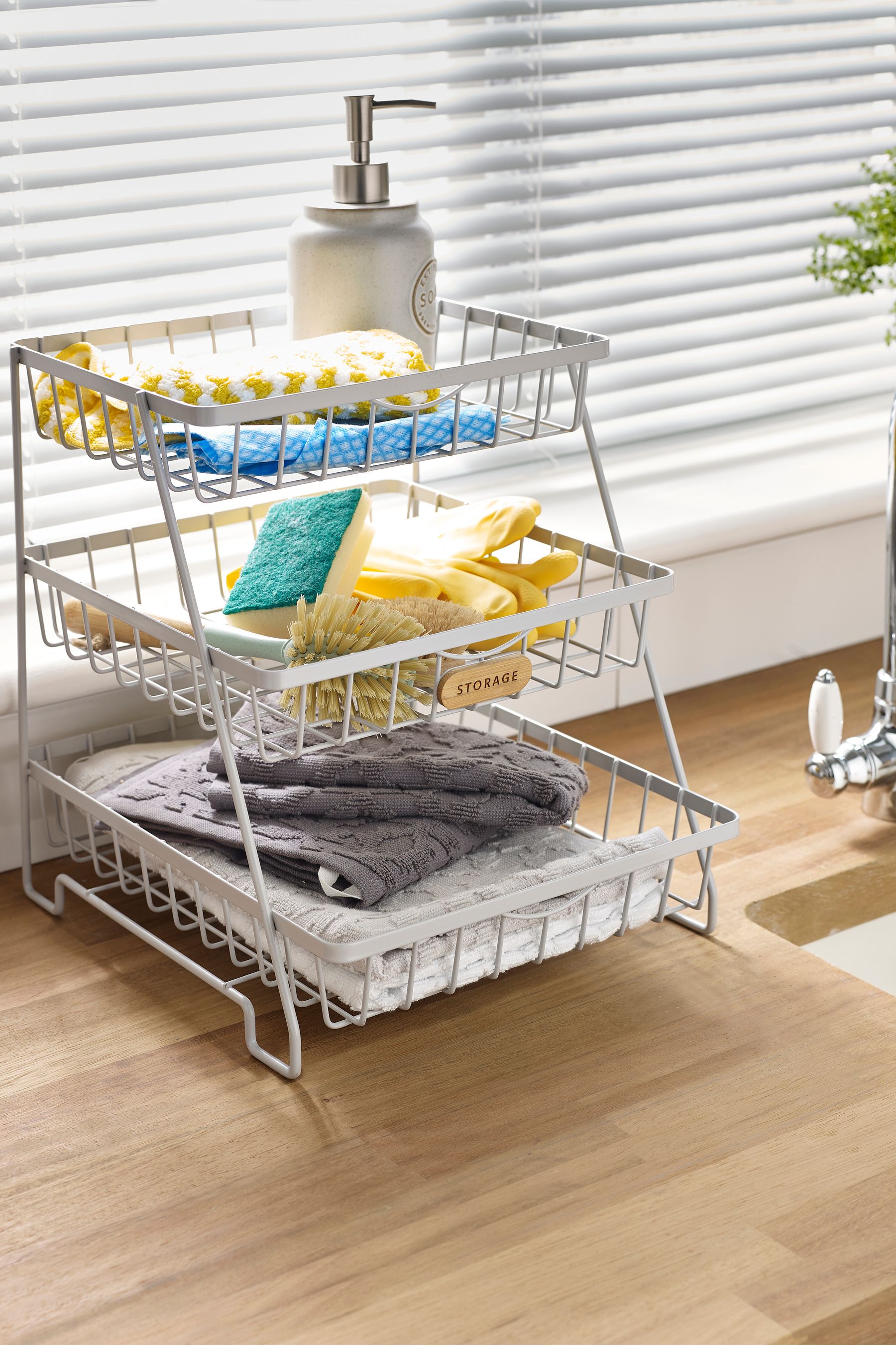 Buy Grey Malvern 3 Tier Kitchen Storage Caddy from the Next UK online shop