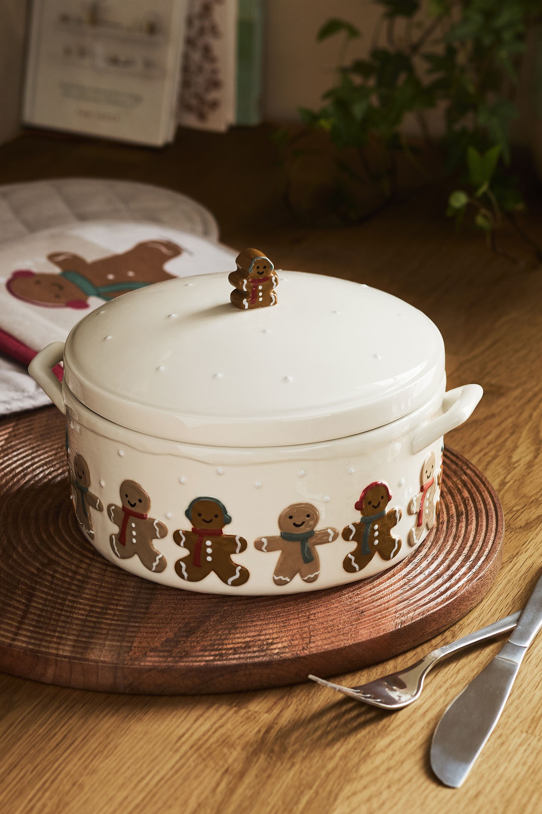 Buy Natural Gingerbread Casserole Dish from the Next UK online shop