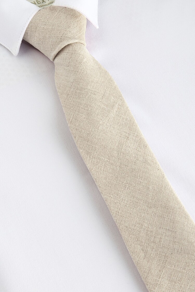 Buy Neutral 100% Linen Tie (1-16yrs) from the Next UK online shop