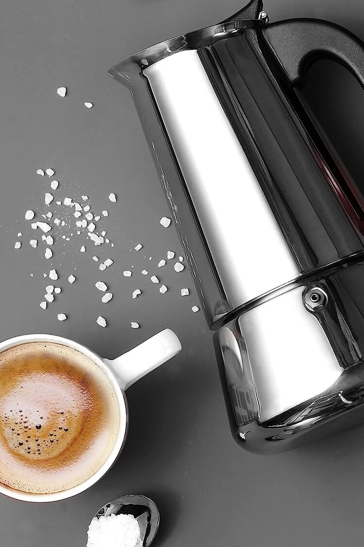 Buy Bergner Silver Espresso Barista Induction Stainless Steel Coffee ...