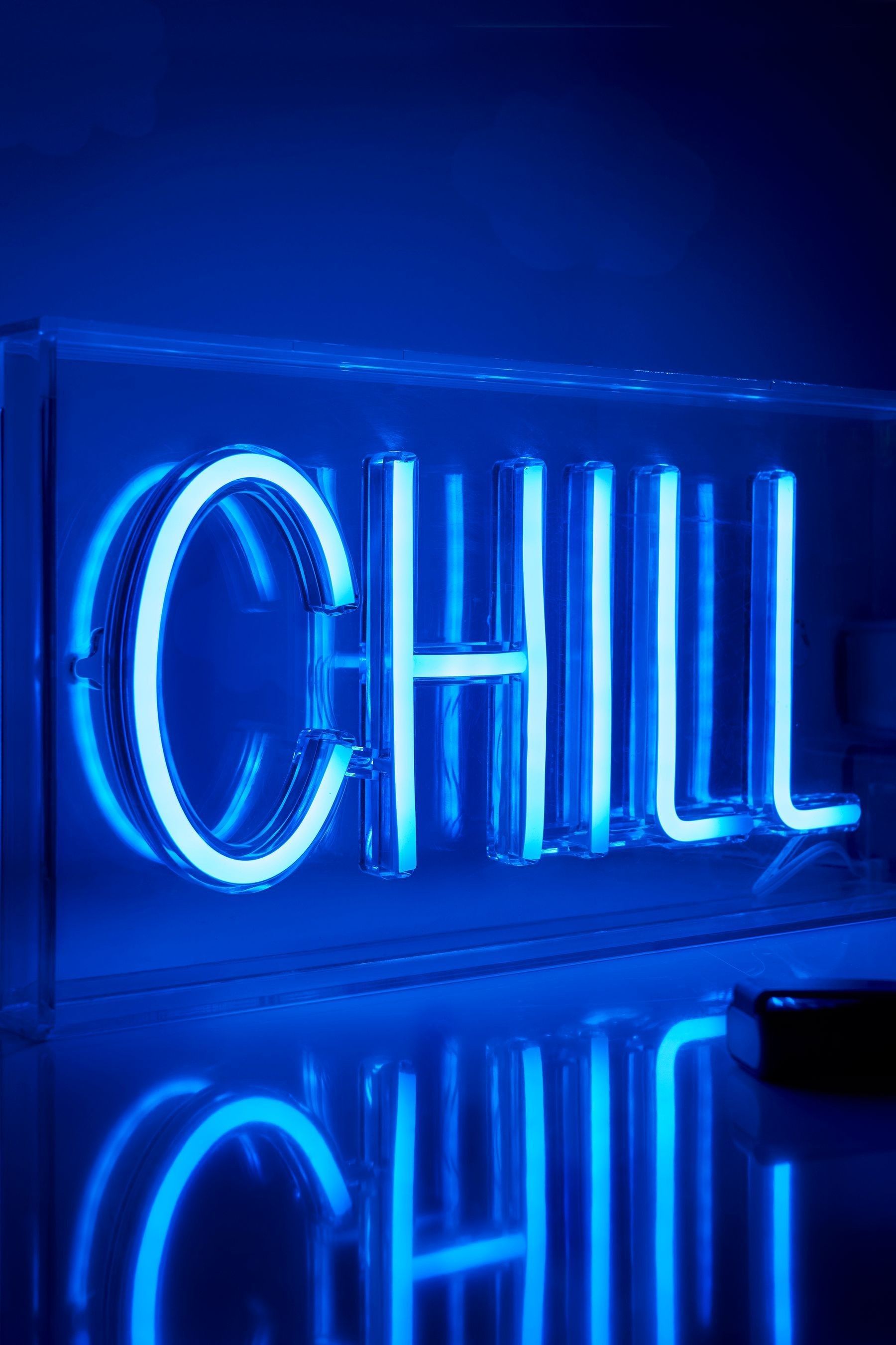 Buy glow Blue LED Chill Acrylic Light Box from the Next UK online shop