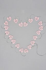 Buy glow Pink Love Heart Wood String Lights from the Next UK online shop
