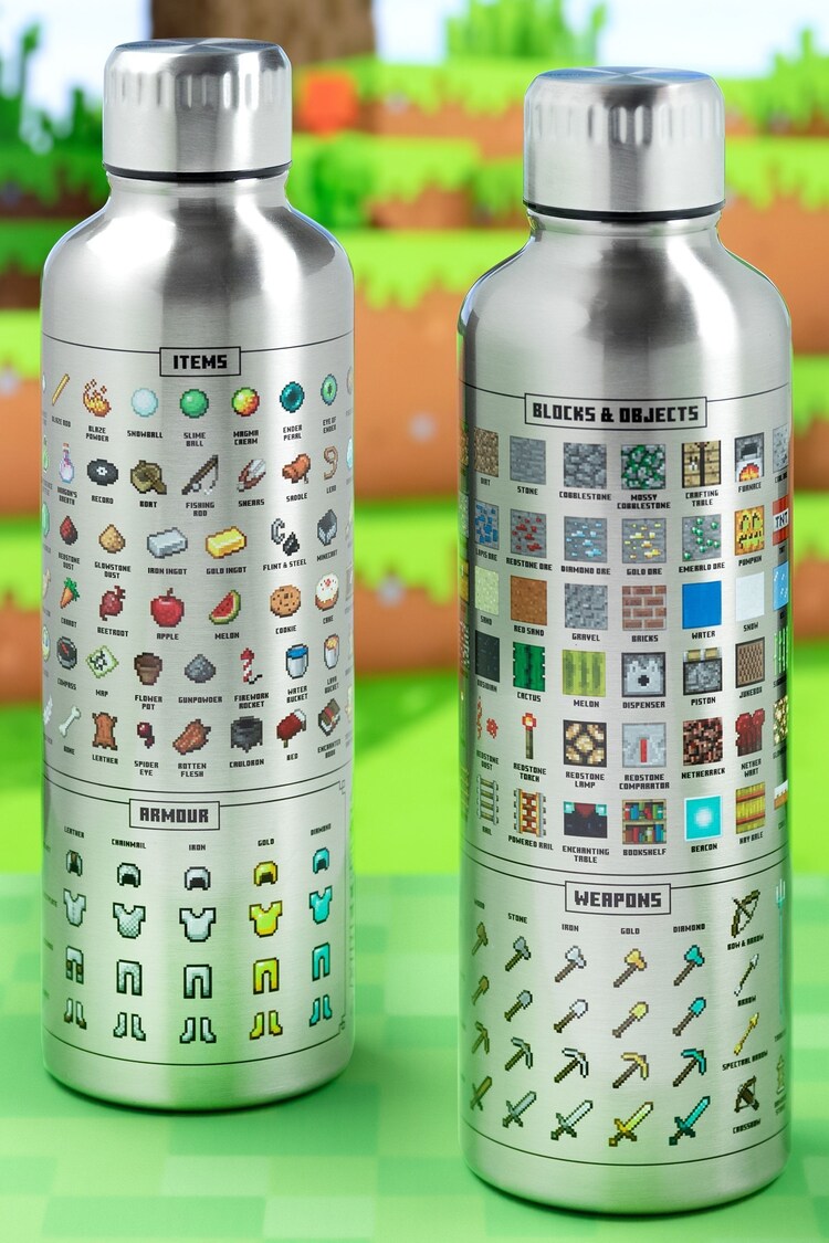 Buy Minecraft Metal Water Bottle from the Next UK online shop