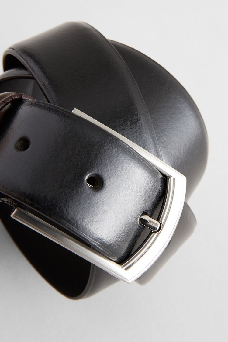 Buy Black Formal Leather Belt from the Next UK online shop