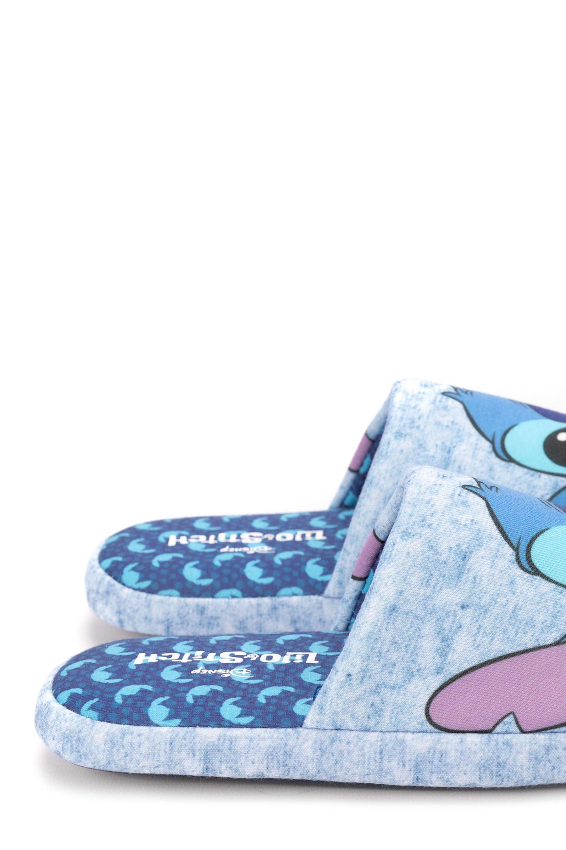 Buy Vanilla Underground Blue Stitch Womens Mule Slippers from Next Ireland