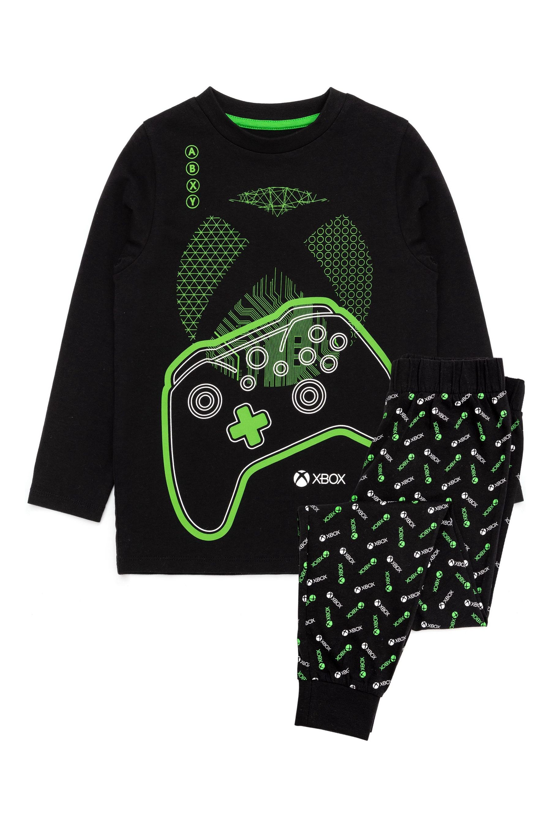 Buy Vanilla Underground Black Xbox Kids Pokemon Long Leg Pyjamas Set ...