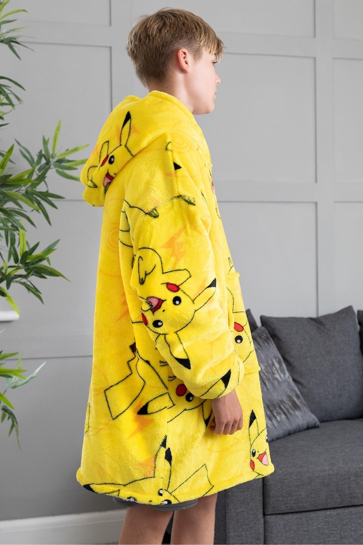 Buy Vanilla Underground Yellow Pokemon All-Over Print Blanket Hoodie ...