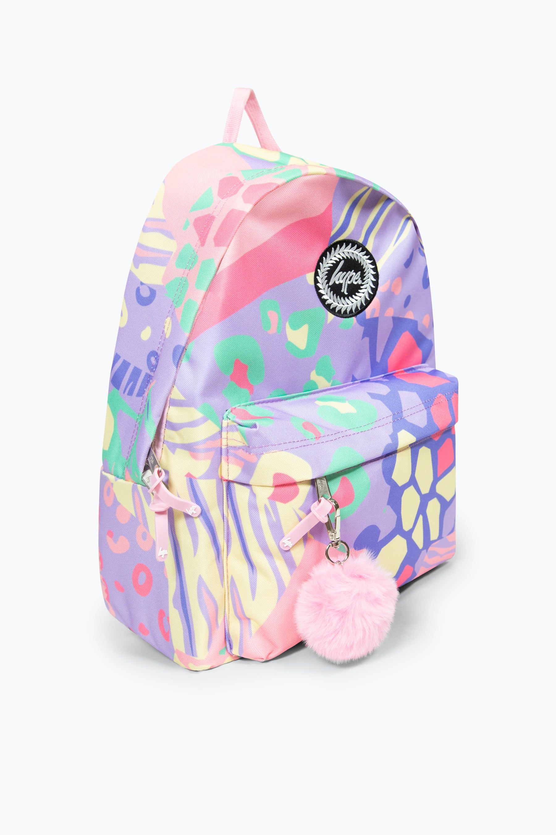 Buy Hype. Multi Pastel Prints Badge Backpack from the Next UK online shop