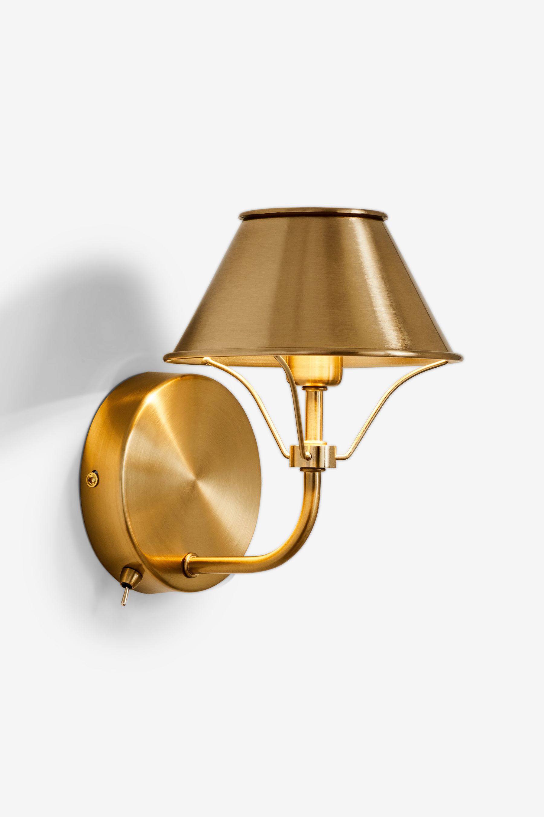 Buy Brass Hector Rechargeable Wall Light from the Next UK online shop