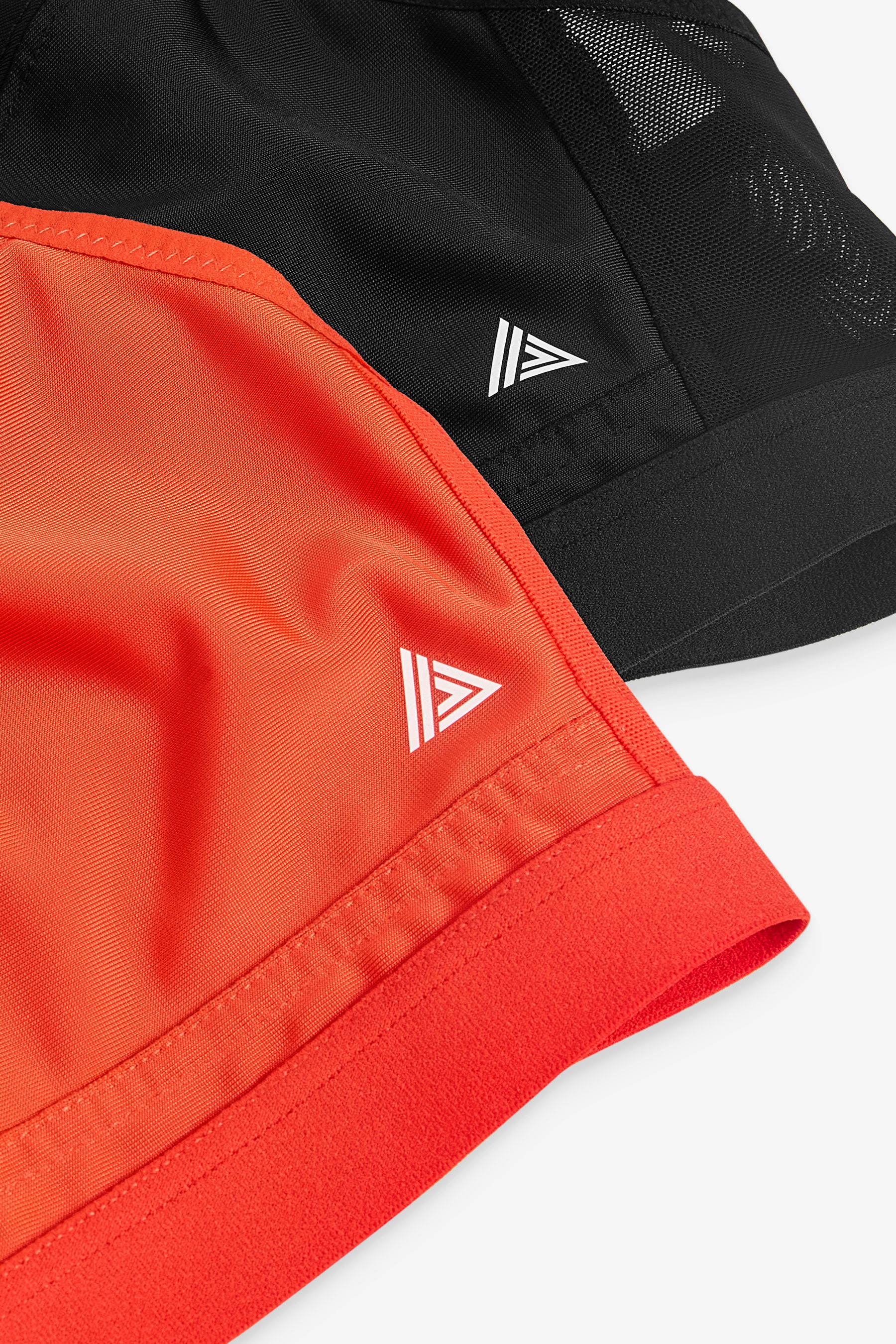 Buy Red/Black Active Sports High Impact Crop Tops 2 Pack from the Next ...