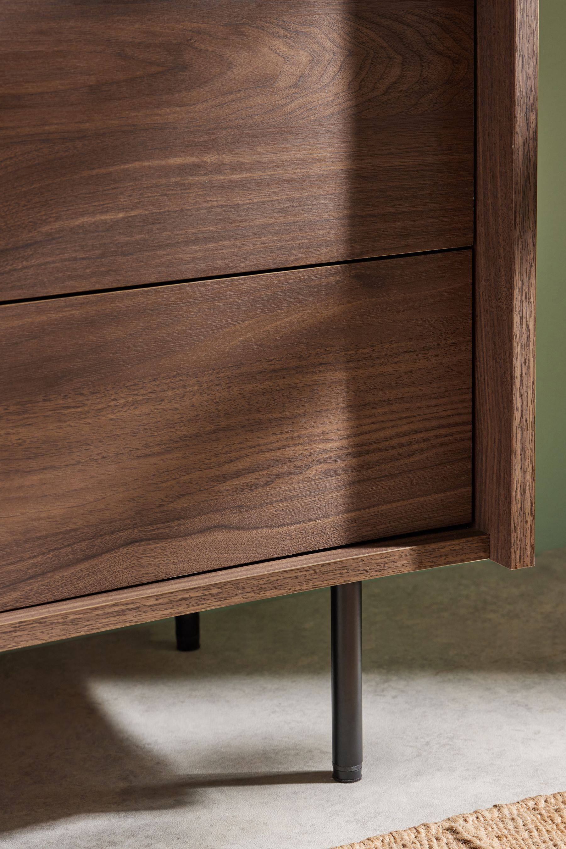 Buy MADE.COM Dark Brown Blaze 3 Drawer Chest of Drawers from the Next ...