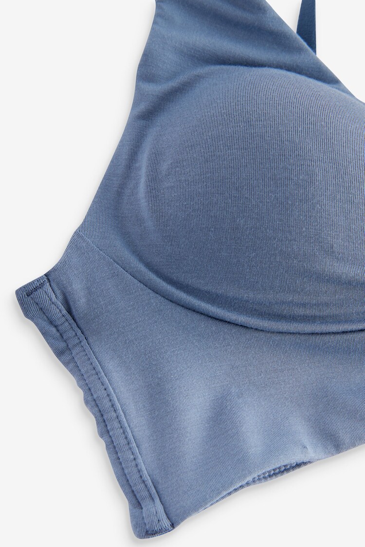 Buy Blue Pad Non Wire Forever Comfort® Non Wire Longline Bra from the ...