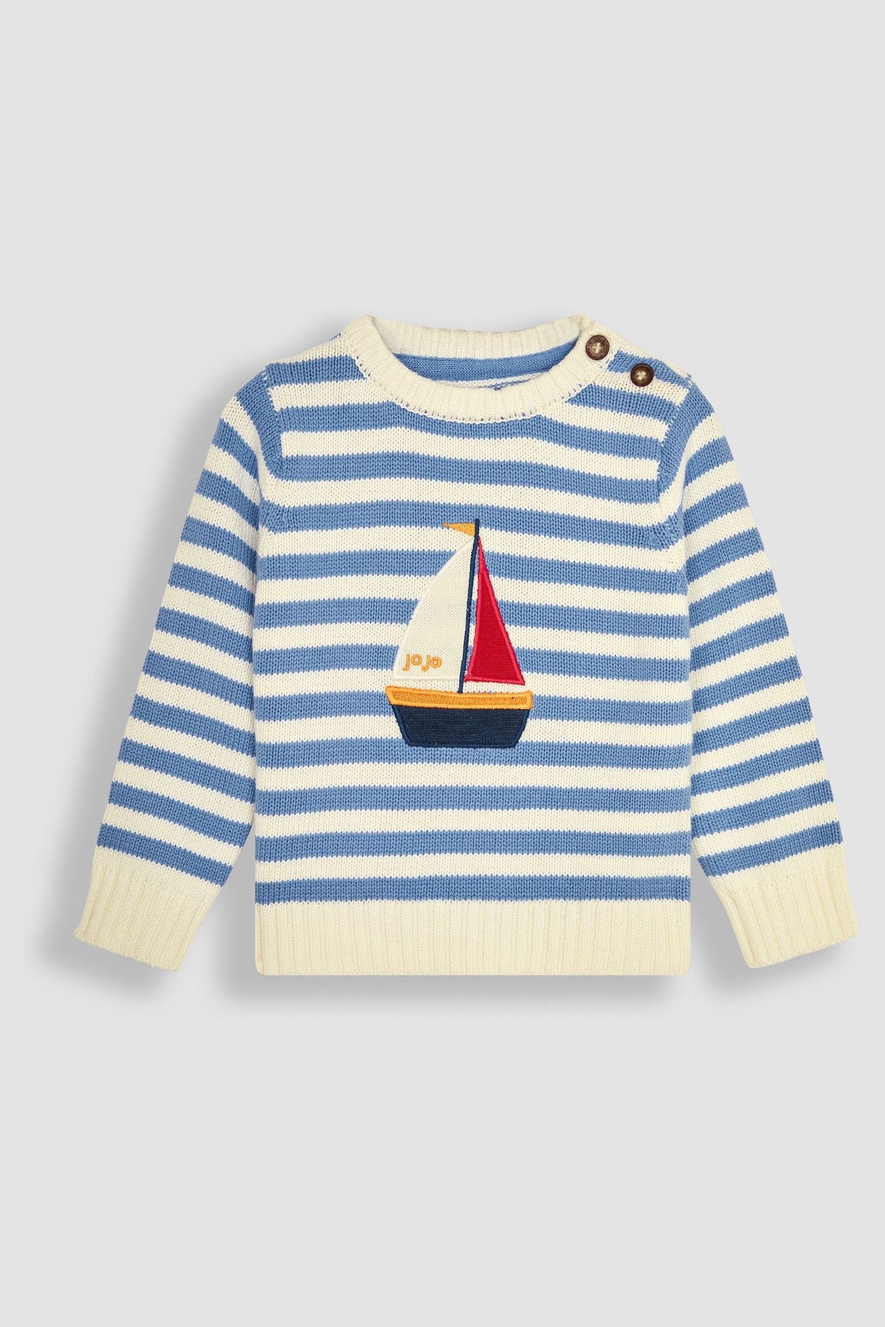 Buy JoJo Maman Bébé Blue Nautical Jumper from the Next UK online shop