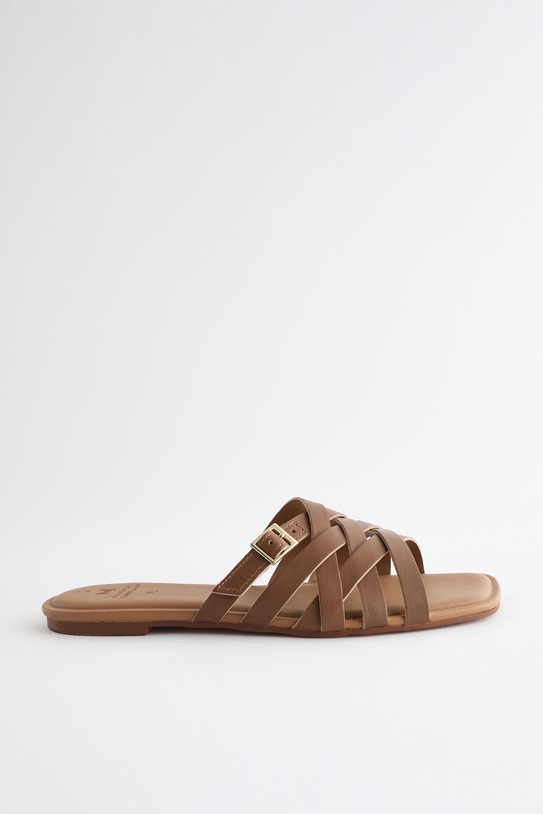 Buy Tan Brown Forever Comfort® Cross Strap Mules from the Next UK ...