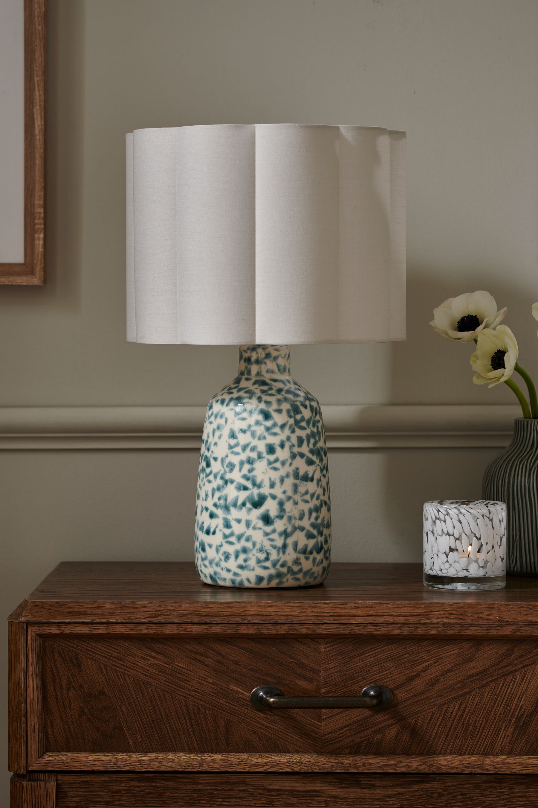 Buy Nina Campbell Blue Chester Table Lamp from the Next UK online shop