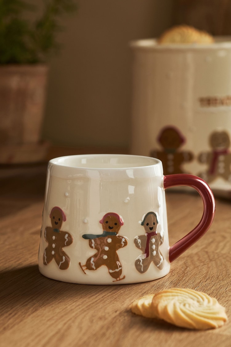 Buy Natural Gingerbread Friends Mug from the Next UK online shop