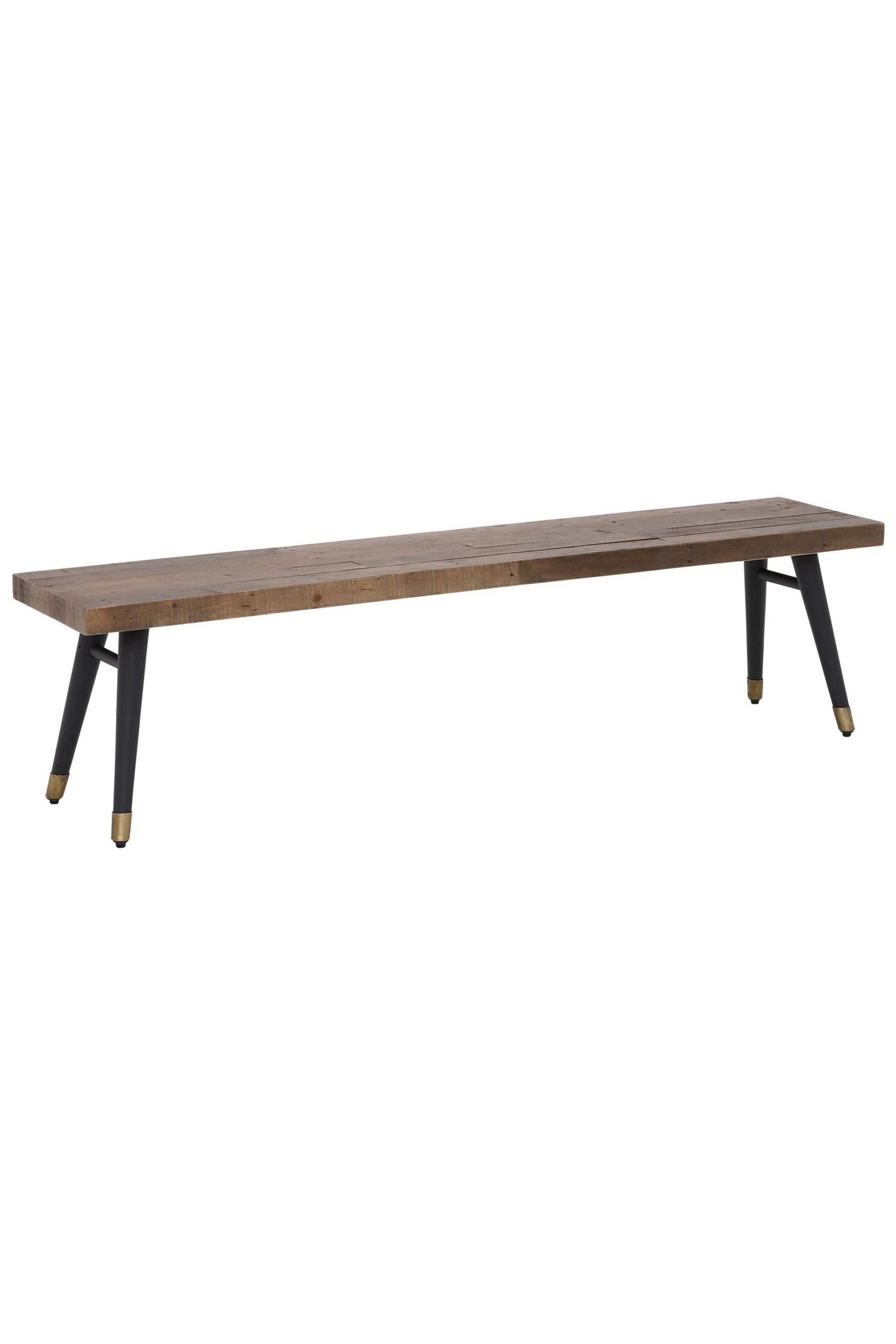 Buy Barker and Stonehouse Brown Modi Reclaimed 160cm Wood Bench from ...