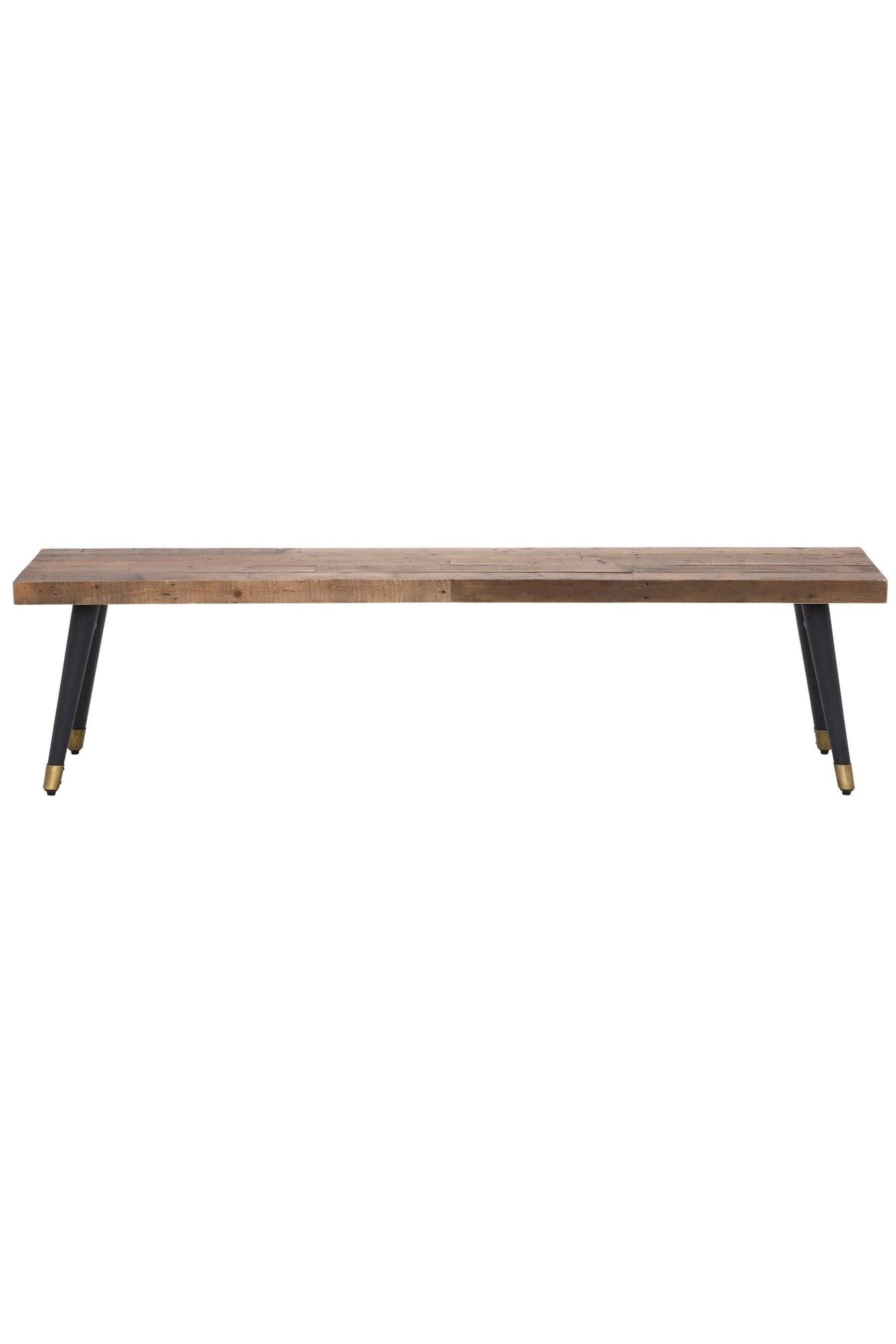Buy Barker and Stonehouse Brown Modi Reclaimed 140cm Wood Bench from ...