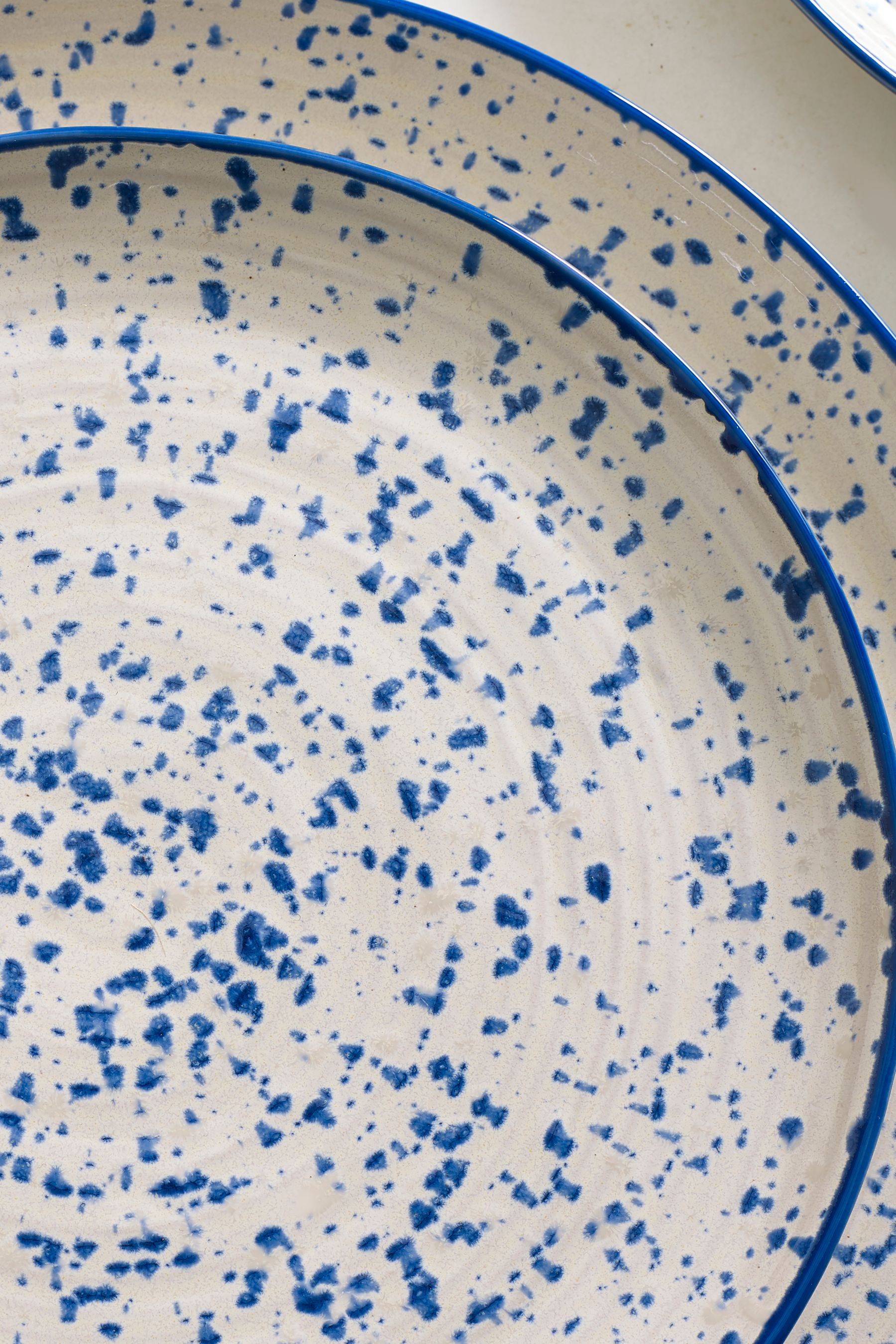 Buy 12 Piece Blue Speckle Dinner Set from the Next UK online shop