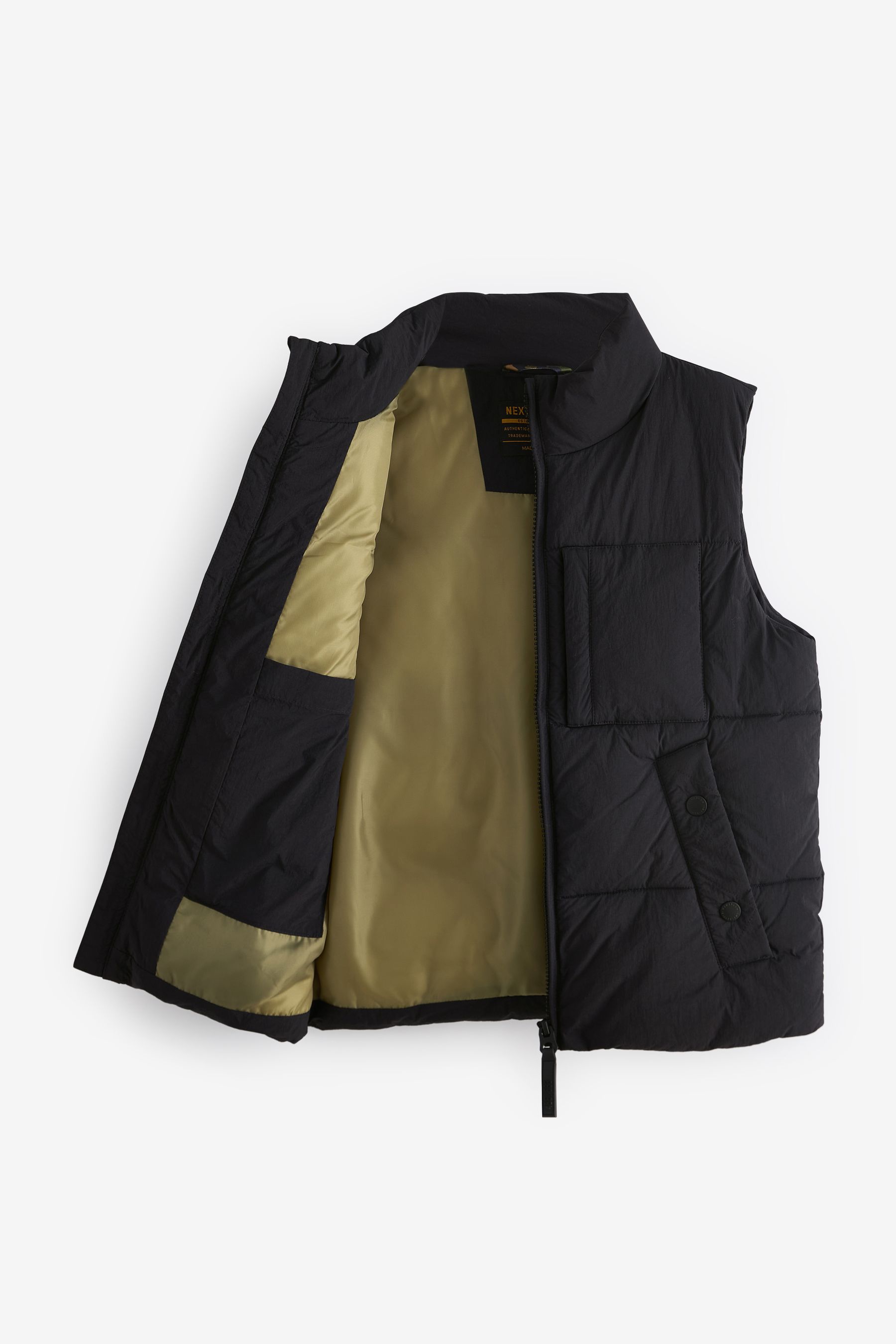 Buy Black Padded Puffer Gilet (3-16yrs) from Next Ireland