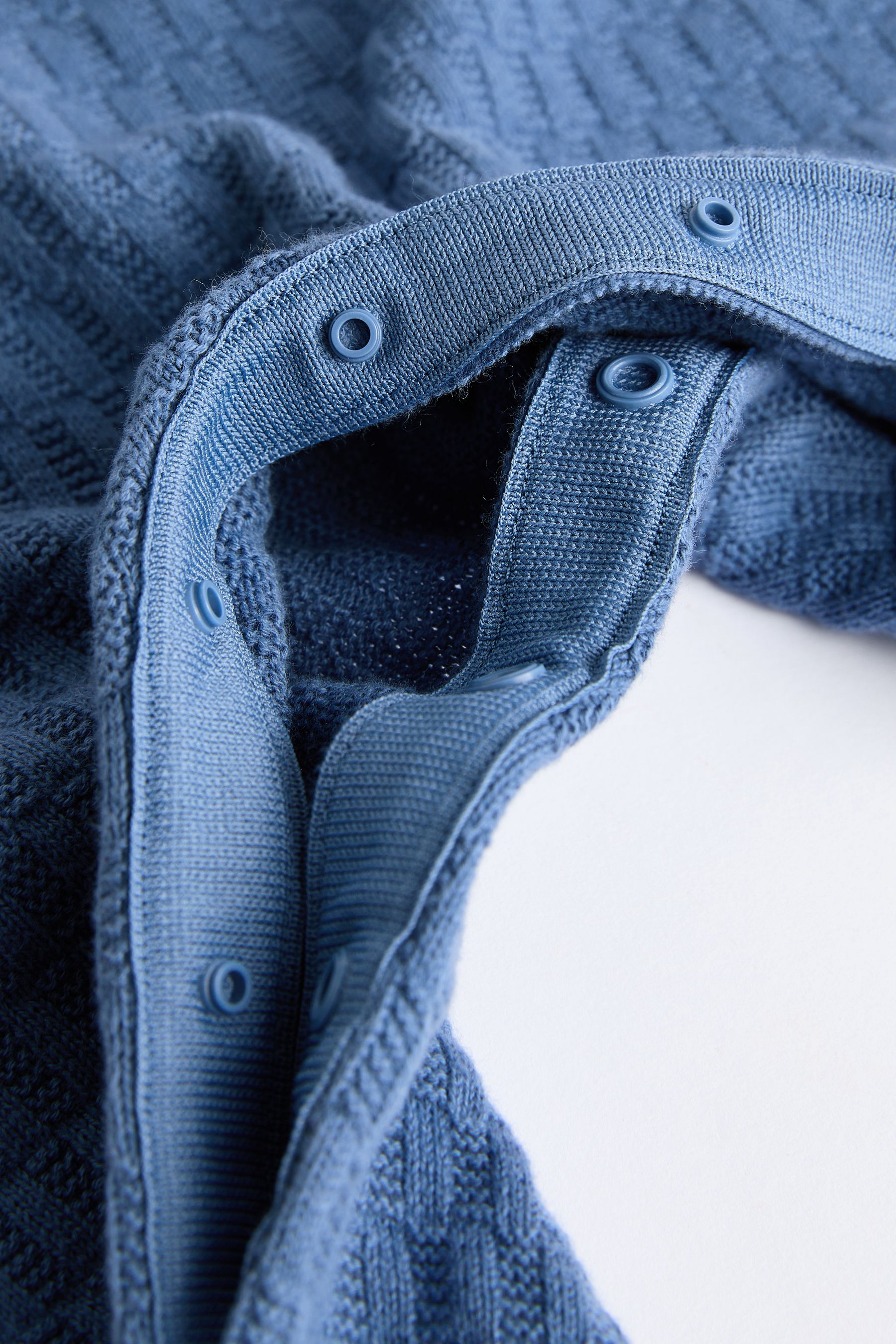 Buy Blue Baby 100% Cotton Knitted Romper (0mths-2yrs) from the Next UK ...