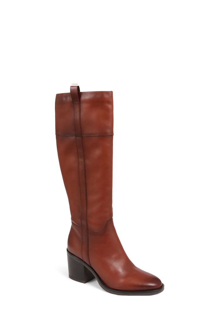 Buy Jones Bootmaker Carmine Leather Knee High Brown Boots from the Next ...